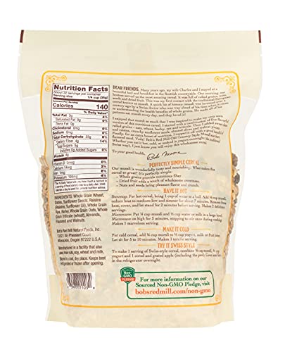 Bob's Red Mill Old Country Style Muesli Cereal, 40-ounce (Pack of 4)