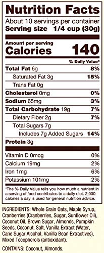 Bob's Red Mill Pan-Baked Cranberry Almond Granola, 11 Oz