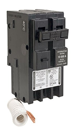SCHNEIDER ELECTRIC 120/240-Volt 20-Amp HOM220EPD Miniature Circuit Breaker 120/240V 20A