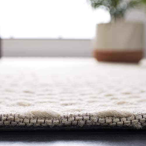 SAFAVIEH Marbella Collection 6' x 9' Beige MRB158B Handmade Premium Wool Area Rug