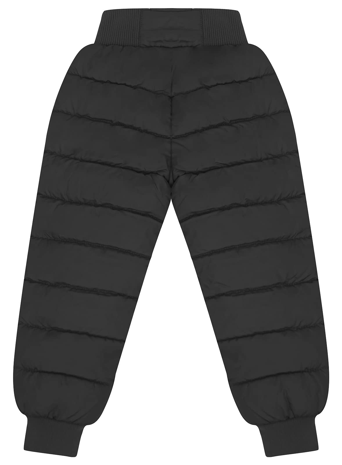 Infant Toddler Windproof Pants Winter Snow Trousers Lightweight Down School Bottoms Elastic Warm Puffer Activewear Thick Cotton Winter Clothes Fleece Lined Pockets Sweatpants for Baby Kids 2-3 Years