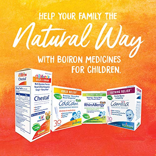 Boiron Chestal Kids Pellets for Cough and Mucus Relief, Nasal or Chest Congestion, and Sore Throat Relief - 2 Count (160 Pellets)