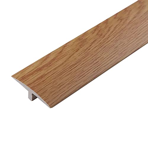 VREOX Wood Grain Carpet Edge Transition Strips/Trim Strips,Reducer Flute Between for Uneven Floors,Laminate Flooring Threshold Covering Strips (Color : Red)