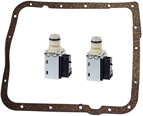 4L60E Shift Solenoid Transmission Filter Gasket kit A B Fit for Buick Cadillac Chevy GMC Replace # 24230298 24208576