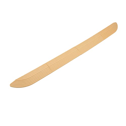 KIZIPO 4PCS Rubber Threshold Strips Floor Strip Transition for Wheelchair Rubber Door Threshold Protector(Beige)
