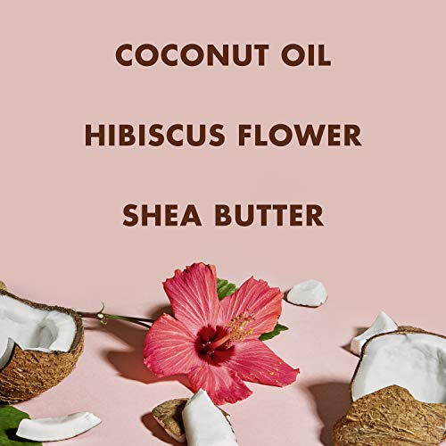 SheaMoisture Coconut and Hibiscus Conditioner for Dry Curly Hair Coconut and Hibiscus Sulfate Free Conditioner, 24 Fl Oz
