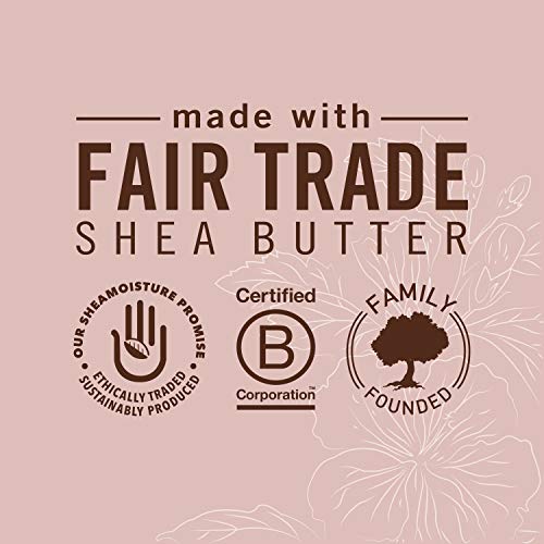 SheaMoisture Coconut and Hibiscus Conditioner for Dry Curly Hair Coconut and Hibiscus Sulfate Free Conditioner, 24 Fl Oz