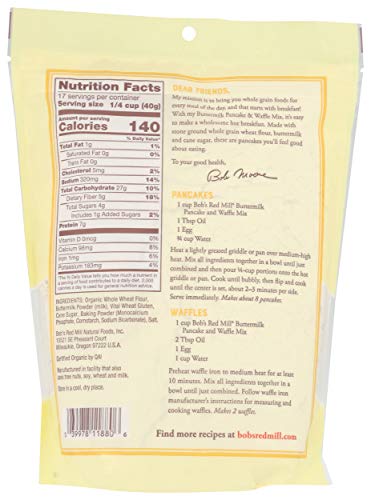 Bob's Red Mill Buttermilk Pancake & Waffle Mix, 24 Oz