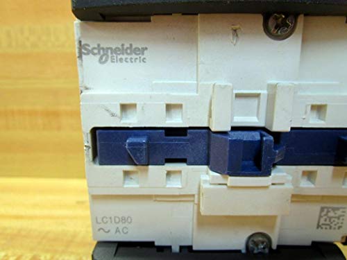 Schneider Electric LC1D80 LX1 D6 F7 Contactor LC1D80LX1D6F7