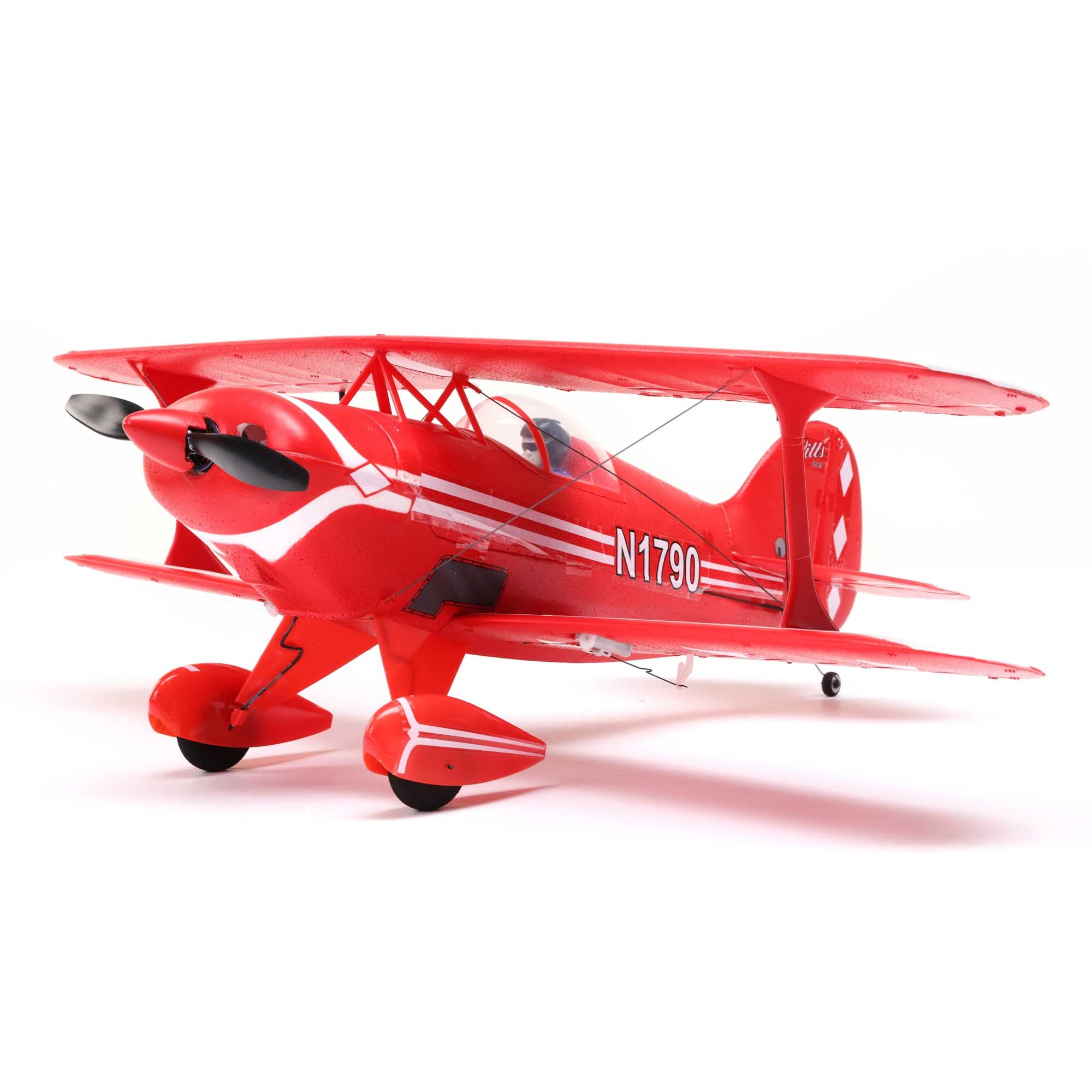 E-flite RC Airplane UMX Pitts S-1S BNF Basic Transmitter Battery and Charger Not Included with AS3X and Safe Select EFLU15250