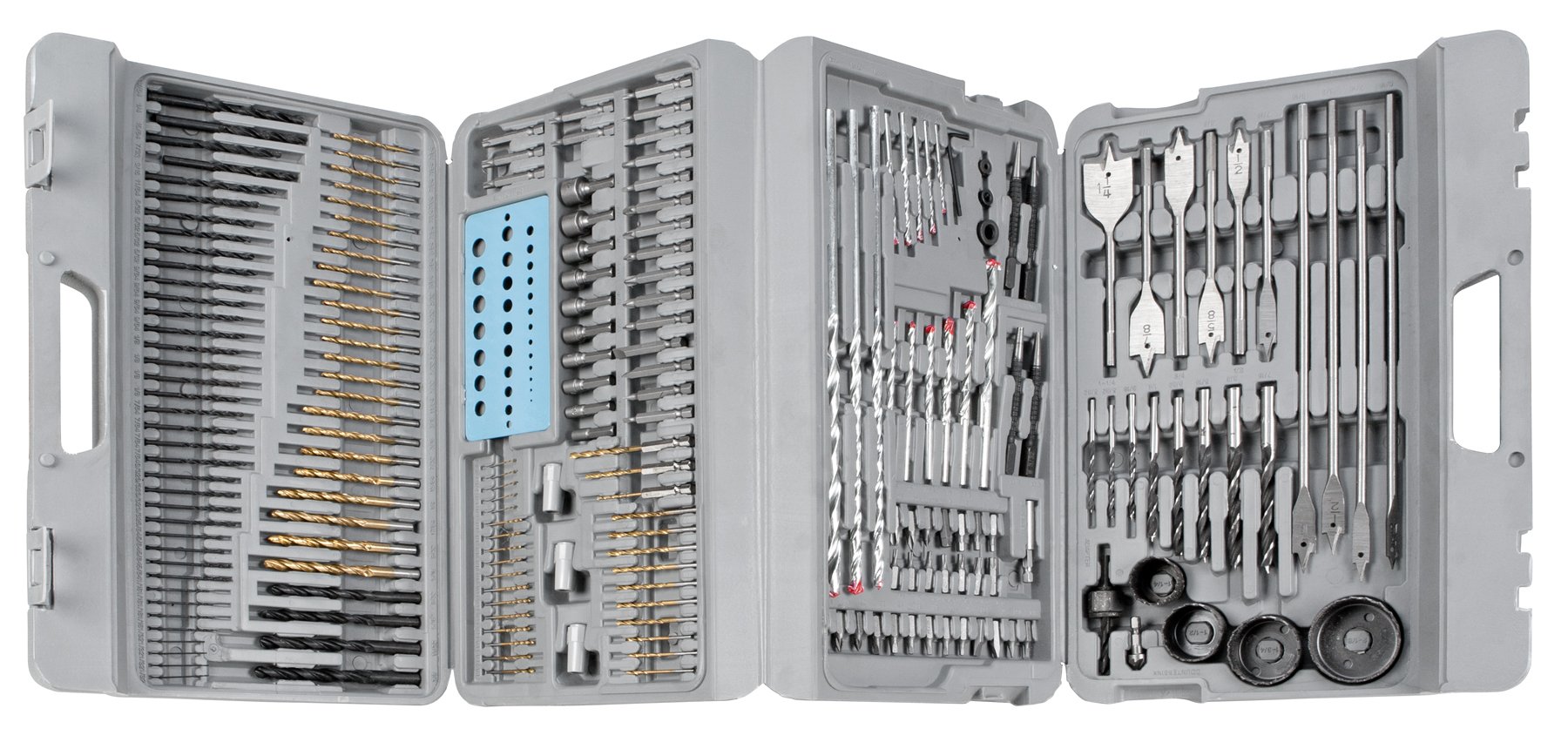 Performance Tool W1368 204-Piece Master Drill Bit Set