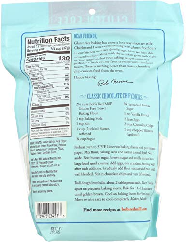 Bob's Red Mill Gluten Free 1-to-1 Baking Flour, 22-ounce