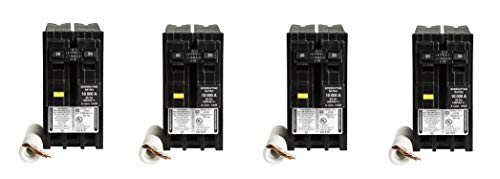 Square D by Schneider Electric HOM230GFIC Homeline 30 Amp Two-Pole GFCI Circuit Breaker, (Pack of 4)