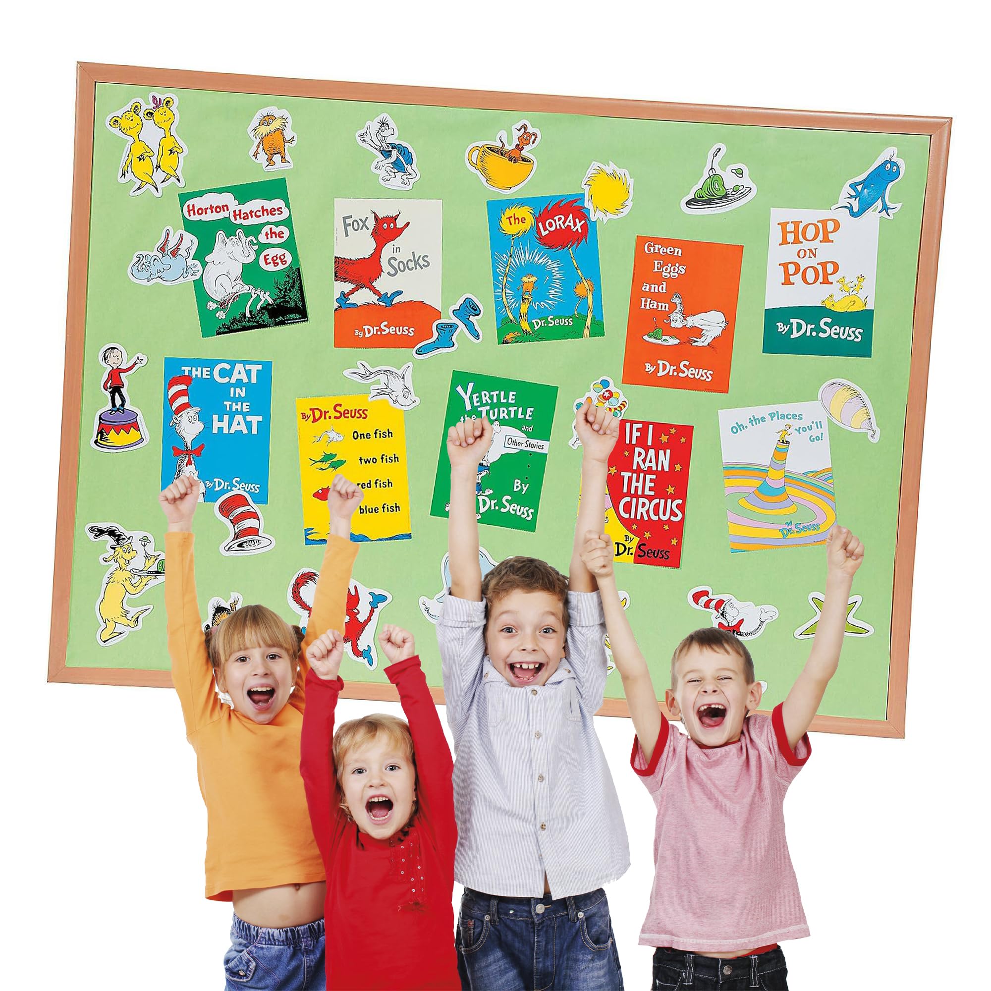 Dr. Seuss Favorite Books Mini Bulletin Board Set - 33 Pieces - Classroom Decor