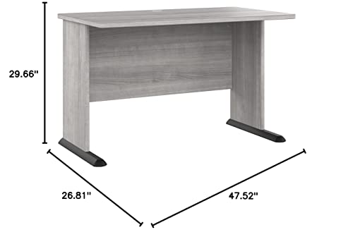 Bush Business Furniture Series A 72W Desk, 48W, Platinum Gray