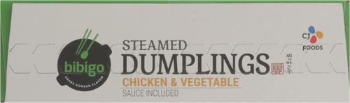 Bibigo Chicken and Vegetable Steamed Dumplings, 6 Oz