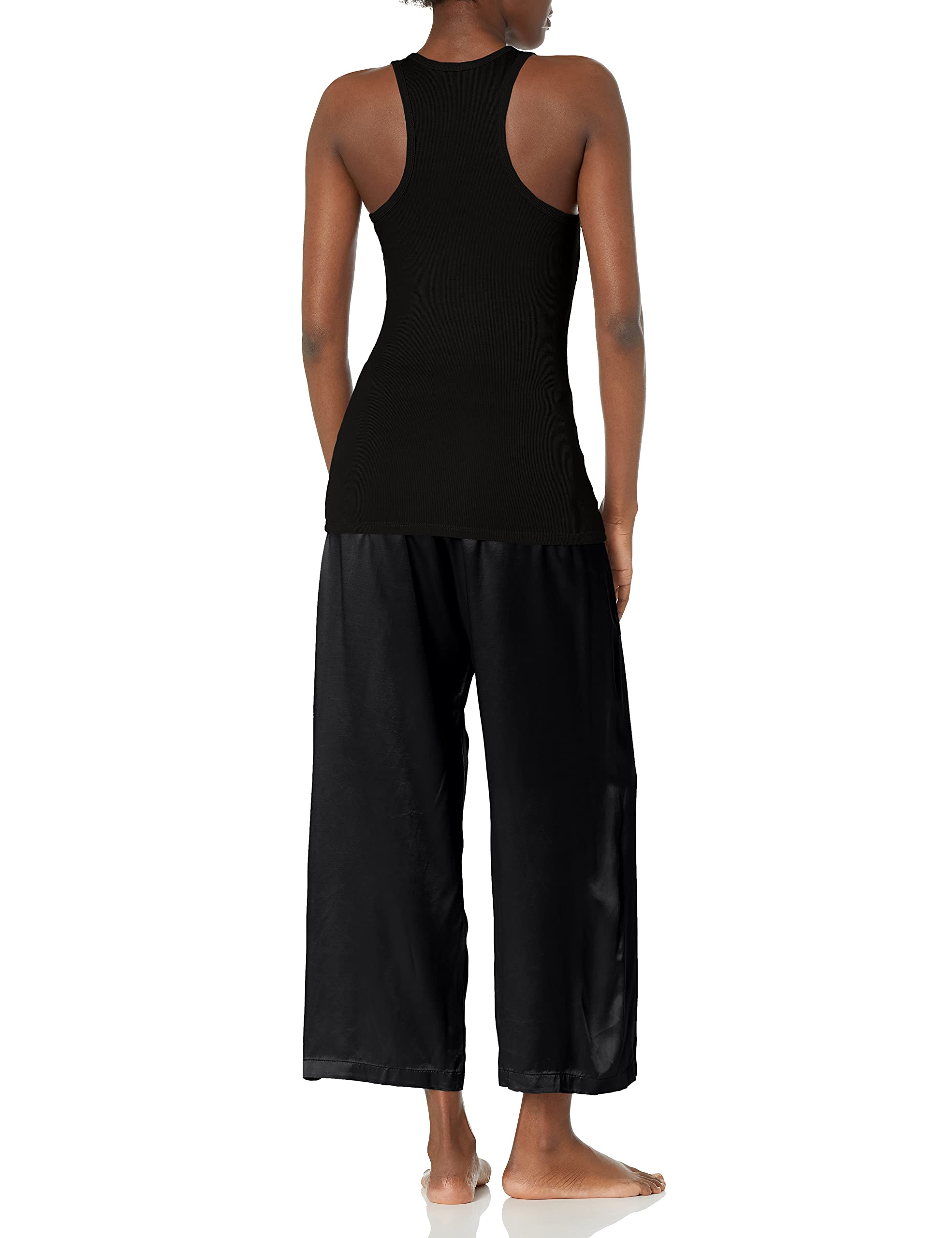 pj harlow womens Charlie/Jolie Capri Pajama Set, Black, Small US