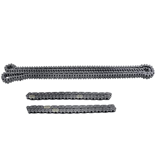 A-Premium Engine Timing Chain Kit W/Tensioner [fits DOHC, 6Cyl 3.7L 3.5L] Compatible with Ford F-150, Explorer Mustang 11-17, Edge, Taurus 13-19, Transit-150 15-17 & Lincoln MKS MKZ 13-16, MKX 11-16
