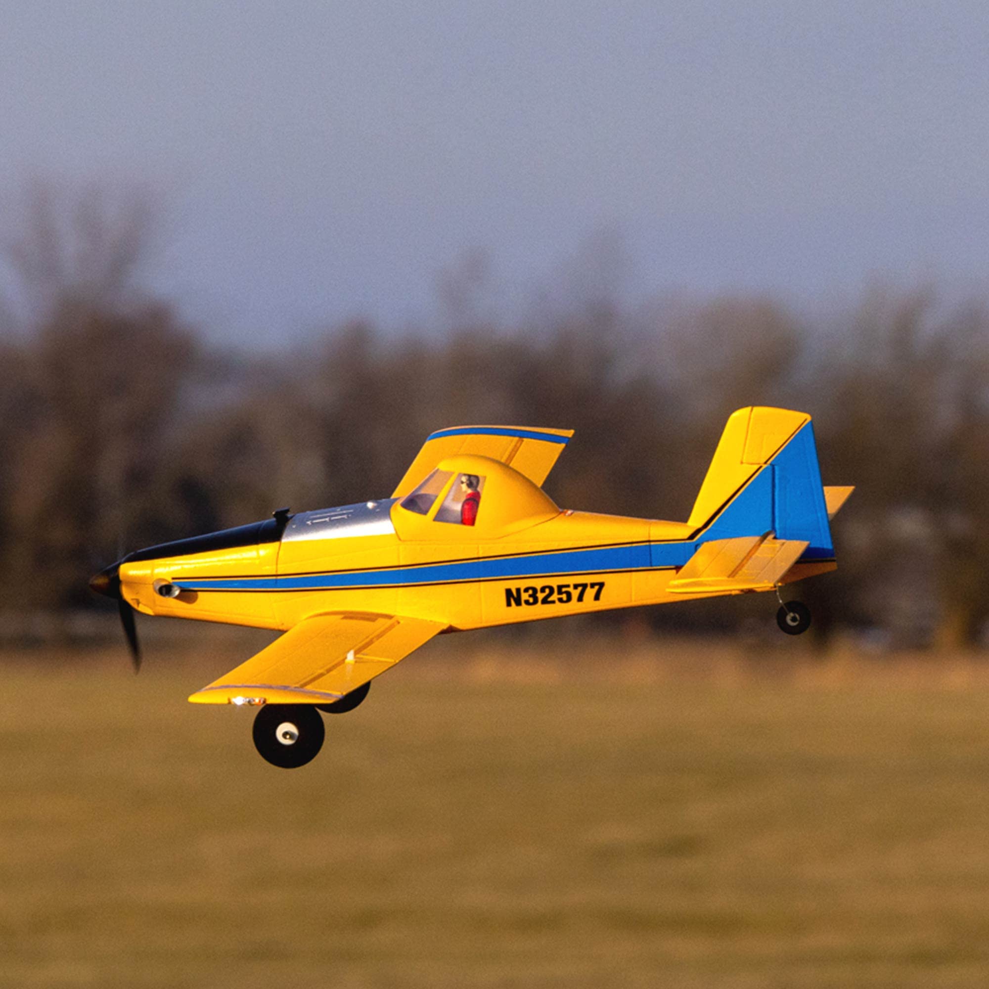 E-flite RC Airplane UMX Air Tractor Bind-N-Fly Basic Transmitter Battery and Charger Not Included with AS3X and Safe Select EFLU16450 Airplanes B&F Electric