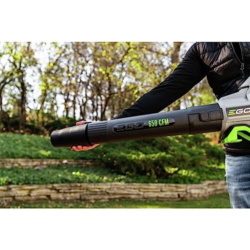 EGO Power+ LB6503 650CFM 56-Volt Lithium-ion Cordless Handheld Blower with 4.0Ah Battery and Charger Included, Black