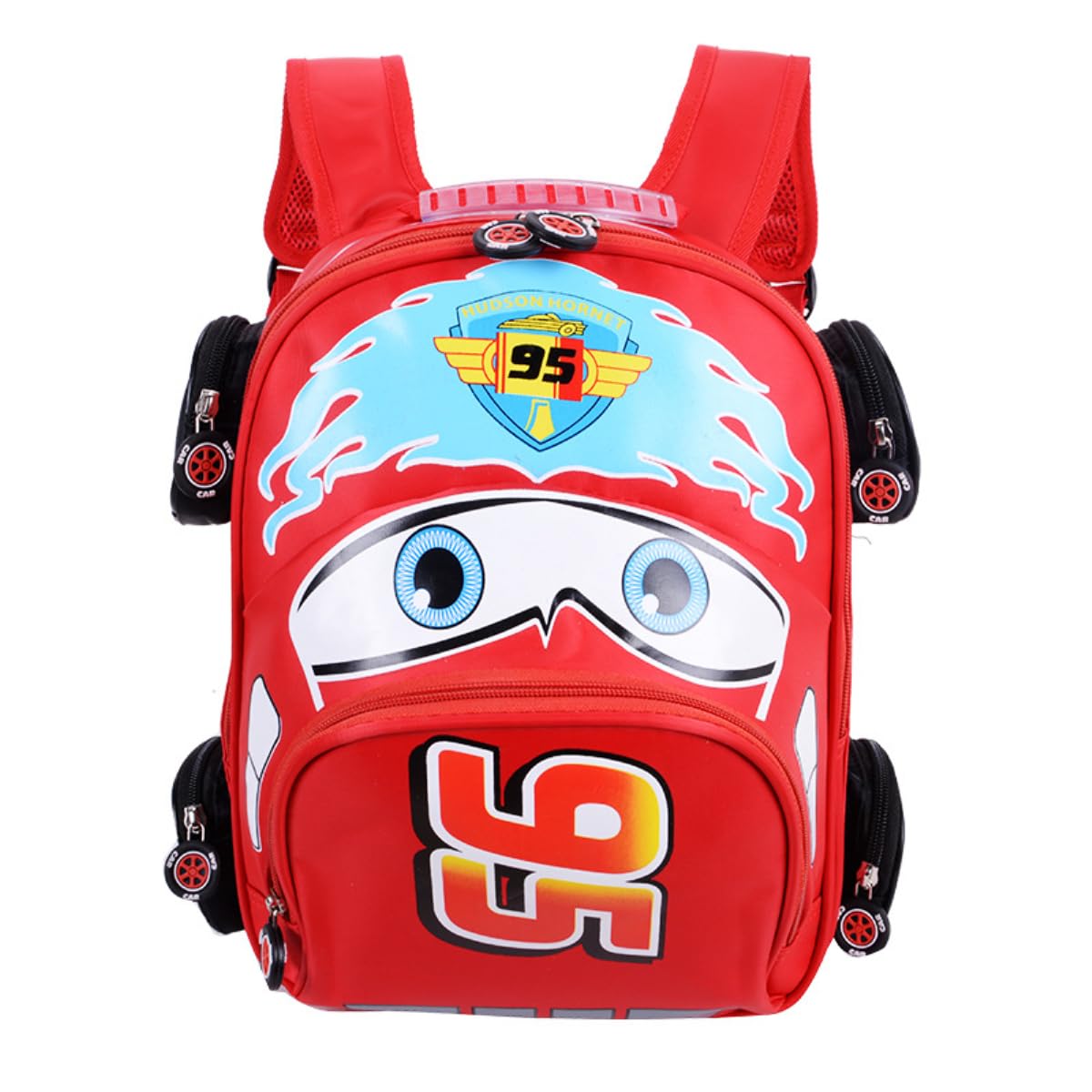 Toddler Kid Boys Girls Backpack Waterproof Cartoon Comic Kindergarten Children Snack Nursery School Backpack 3-5 Years (red1)
