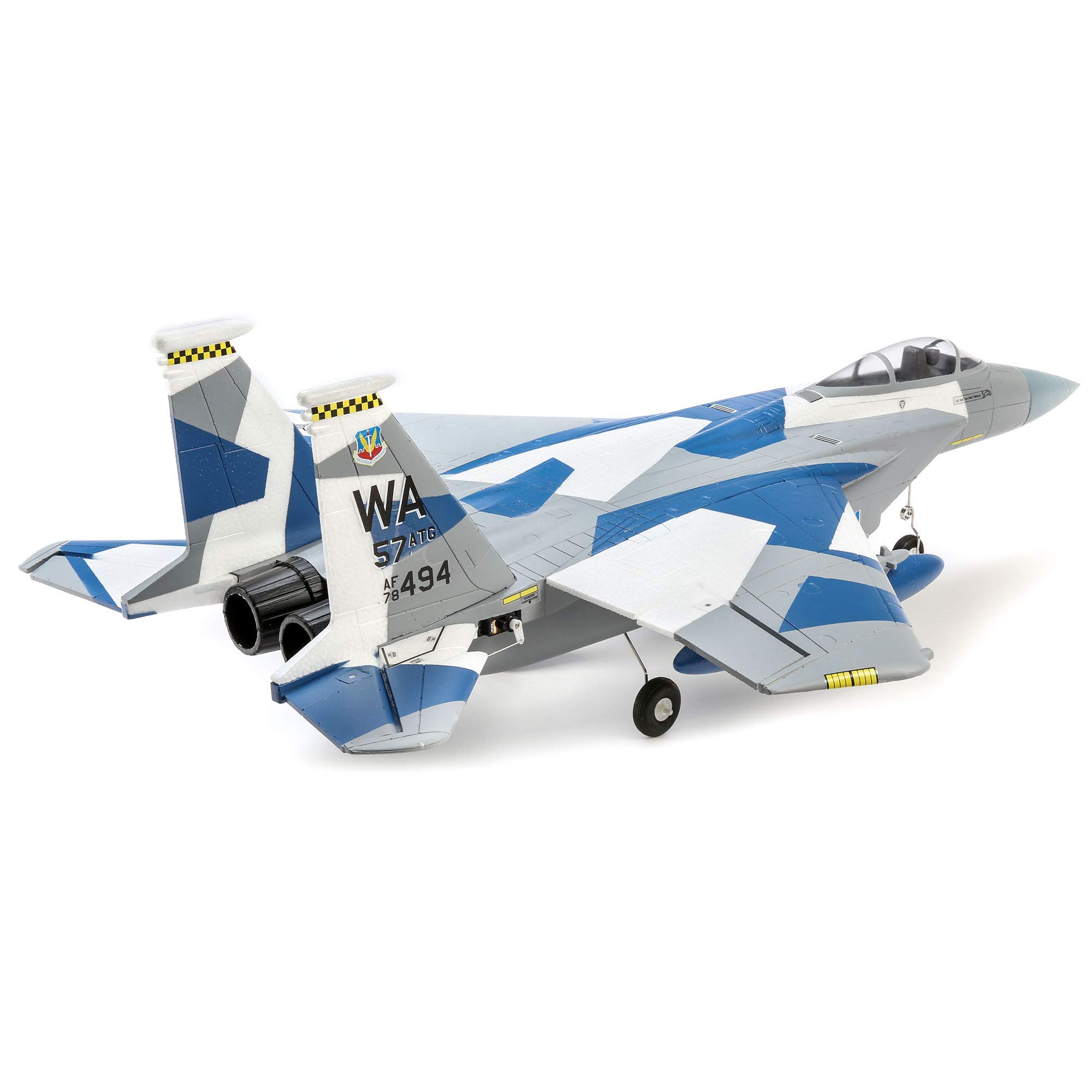 E-flite RC Airplane F-15 64mm BNF Basic Transmitter Battery and Charger not Included with AS3X and Safe Select EFL97500