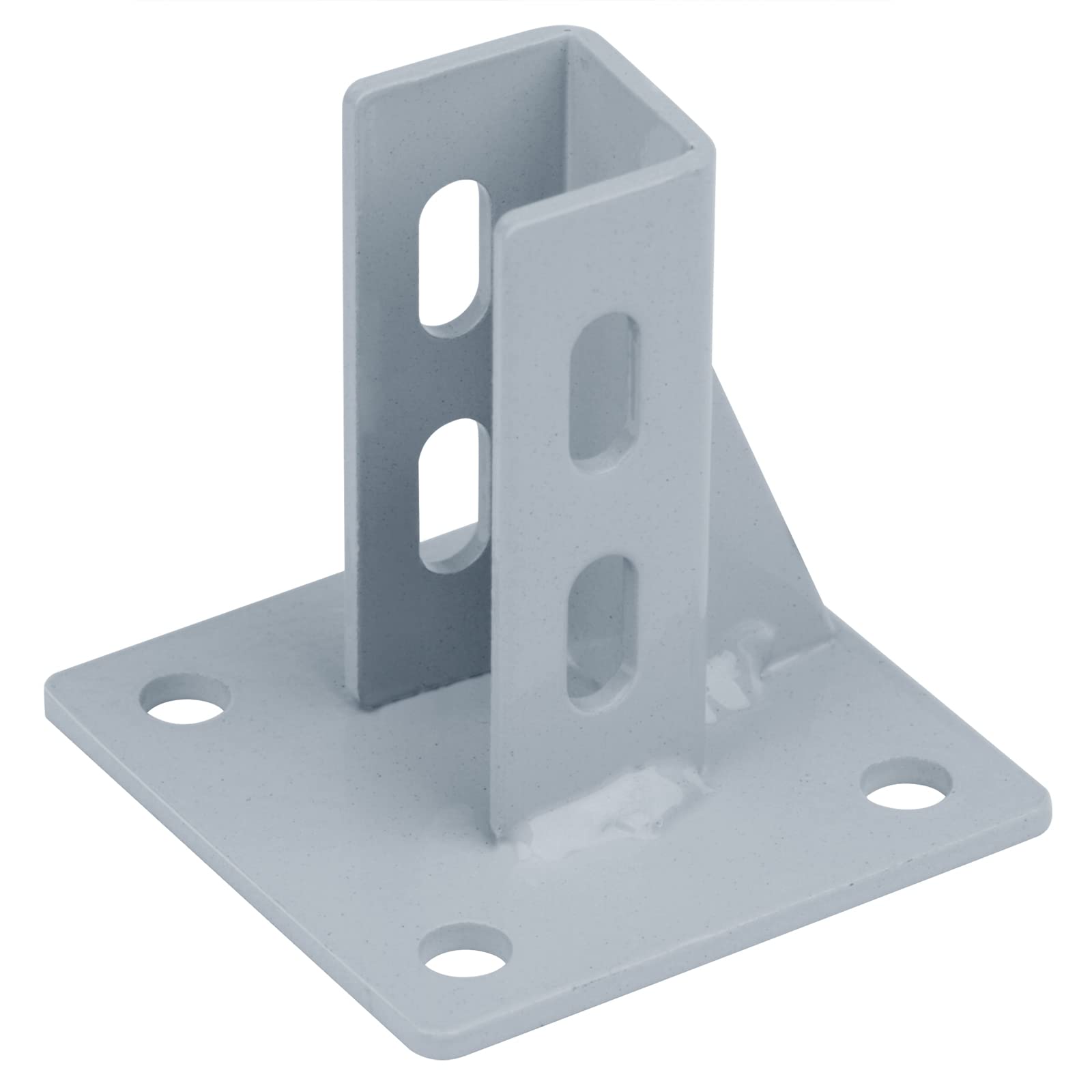 6 Pcs Floor Mount Base for 2020 T Slot Aluminum Profile, Floor Flange Anchor Bracket, 1/8" Thick