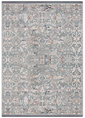 Safavieh Vivaldi Collection 4' x 6' Navy/Rust VIV596N Traditional Vintage Oriental Area Rug