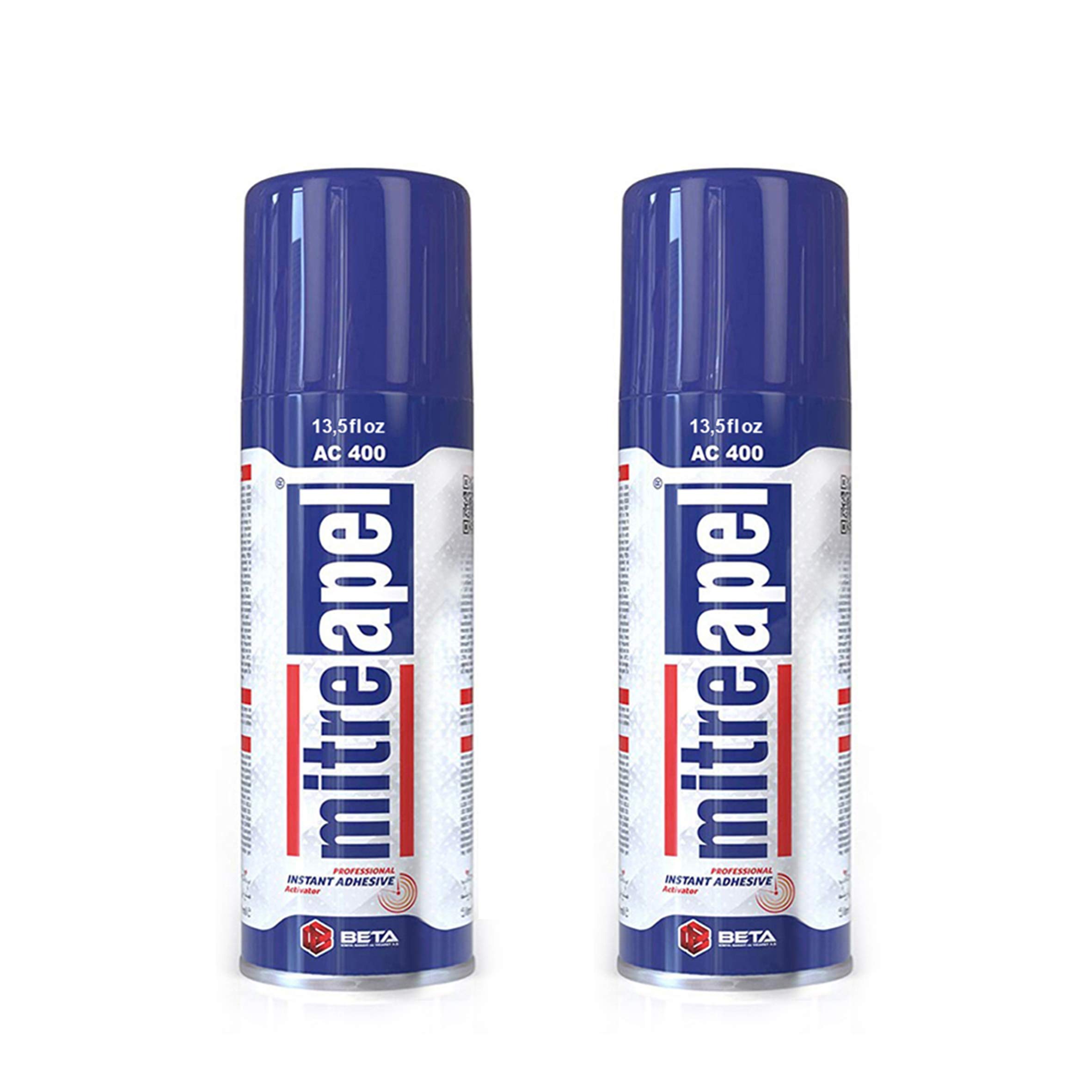Activator (2 x 13.5 fl oz) Spray Accelerator for CA Super Glues (2 Pack)