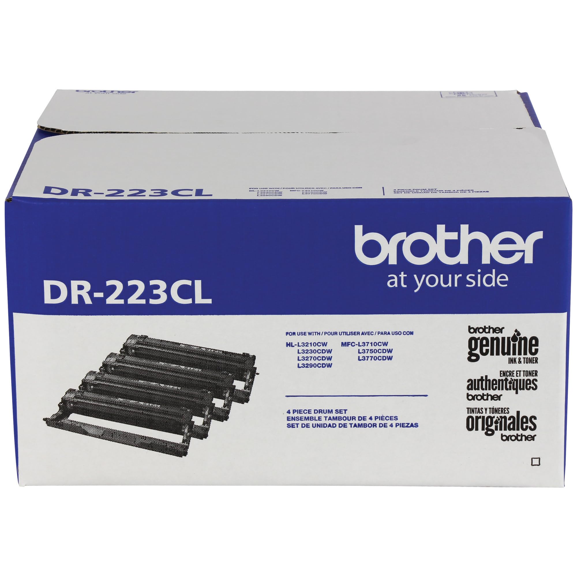 Brother Genuine-Drum Unit, DR223CL, Seamless Integration, Yields Up to 18,000 Pages