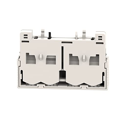 Schneider Electric - GPEFC11 Easy TeSys Auxiliary Contact Block, 1 NO and 1 NC, Top Mount, Screw clamp, for use with GP2E Manual Motor Starter