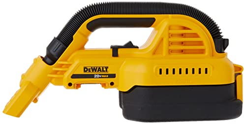 DEWALT 20V MAX Cordless Vacuum, Wet/Dry, Portable, 1/2-Gallon, Tool Only (DCV517B) , Black
