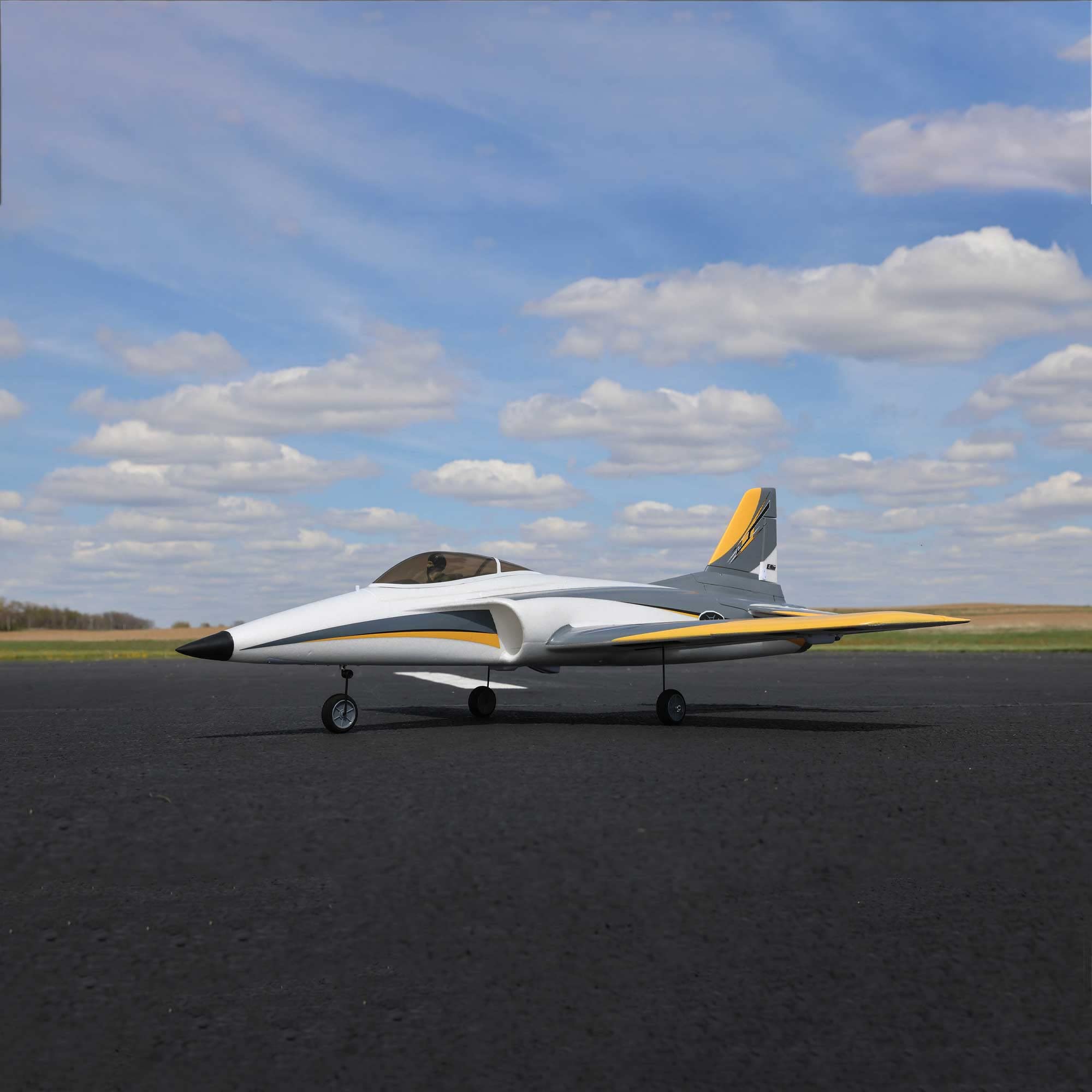 E-flite RC Airplane Habu SS Super Sport 70mm EDF Jet BNFTransmitter Battery and Charger Not Included Basic with Safe Select and AS3X EFL0950