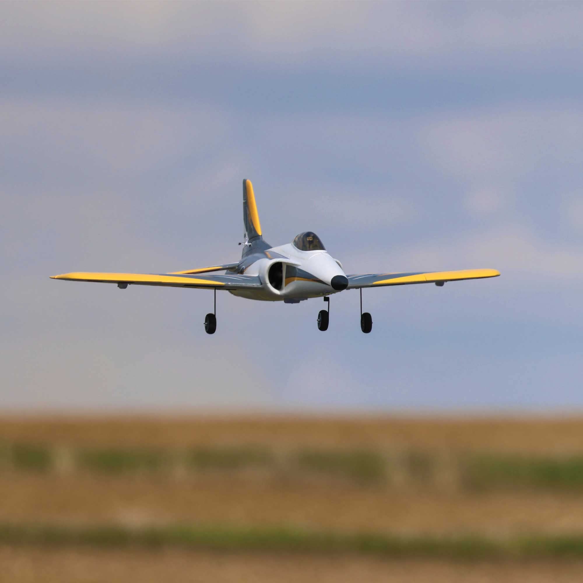 E-flite RC Airplane Habu SS Super Sport 70mm EDF Jet BNFTransmitter Battery and Charger Not Included Basic with Safe Select and AS3X EFL0950