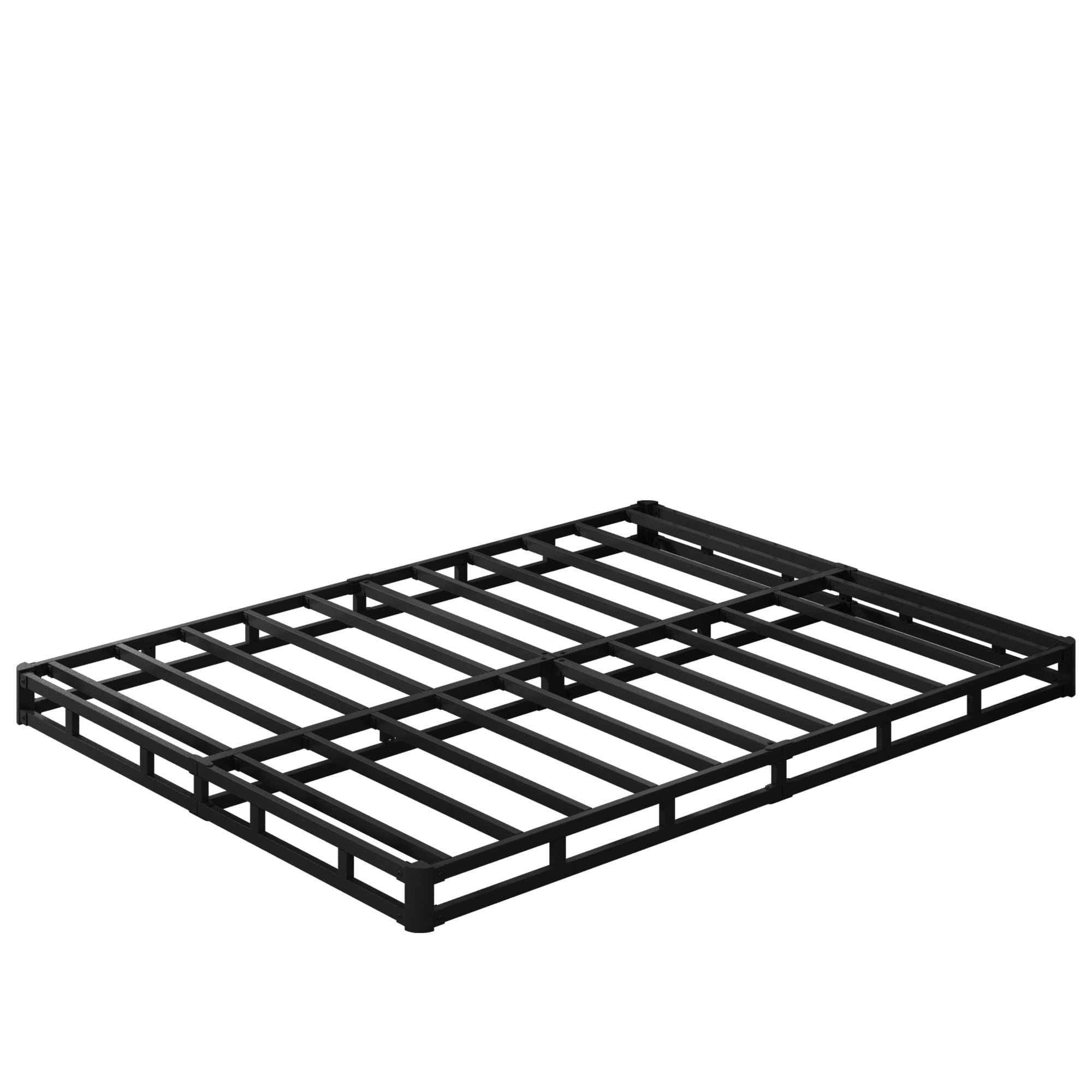 EMODA 5 Inch California King Box Spring Bed Base, 3000 lbs Heavy Duty Metal Mattress Foundation with Fabric Cover, Easy Assembly