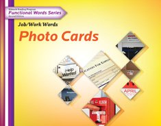 Edmark Reading Program Functional Words Series β Second Edition: Job/Work Words, Photo Cards