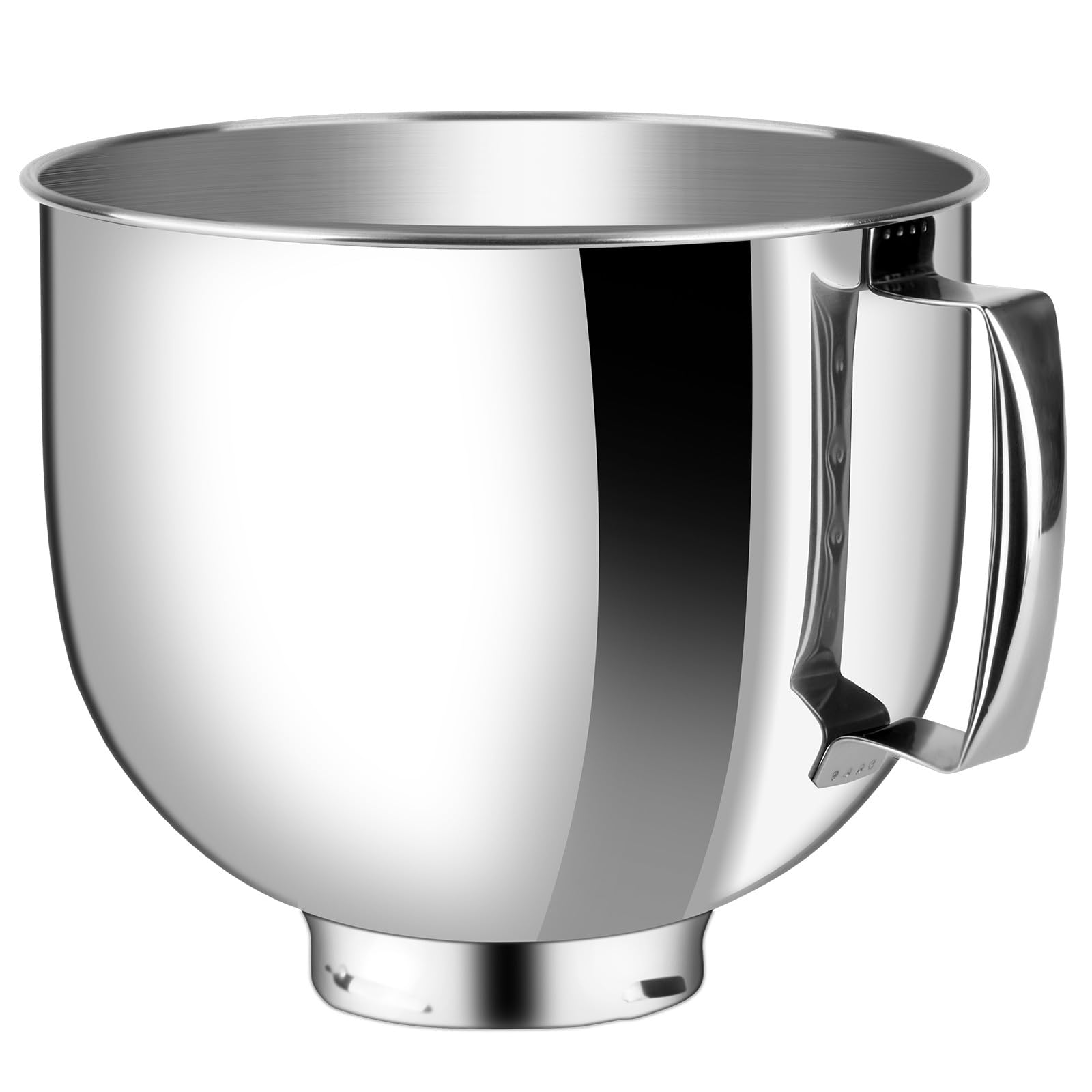 Kltchonald Stainless Steel Bowl,5 QT,Silver,Polished,Compatible with Kitchenaid Artisan&Classic Series,1 Pcs Kit