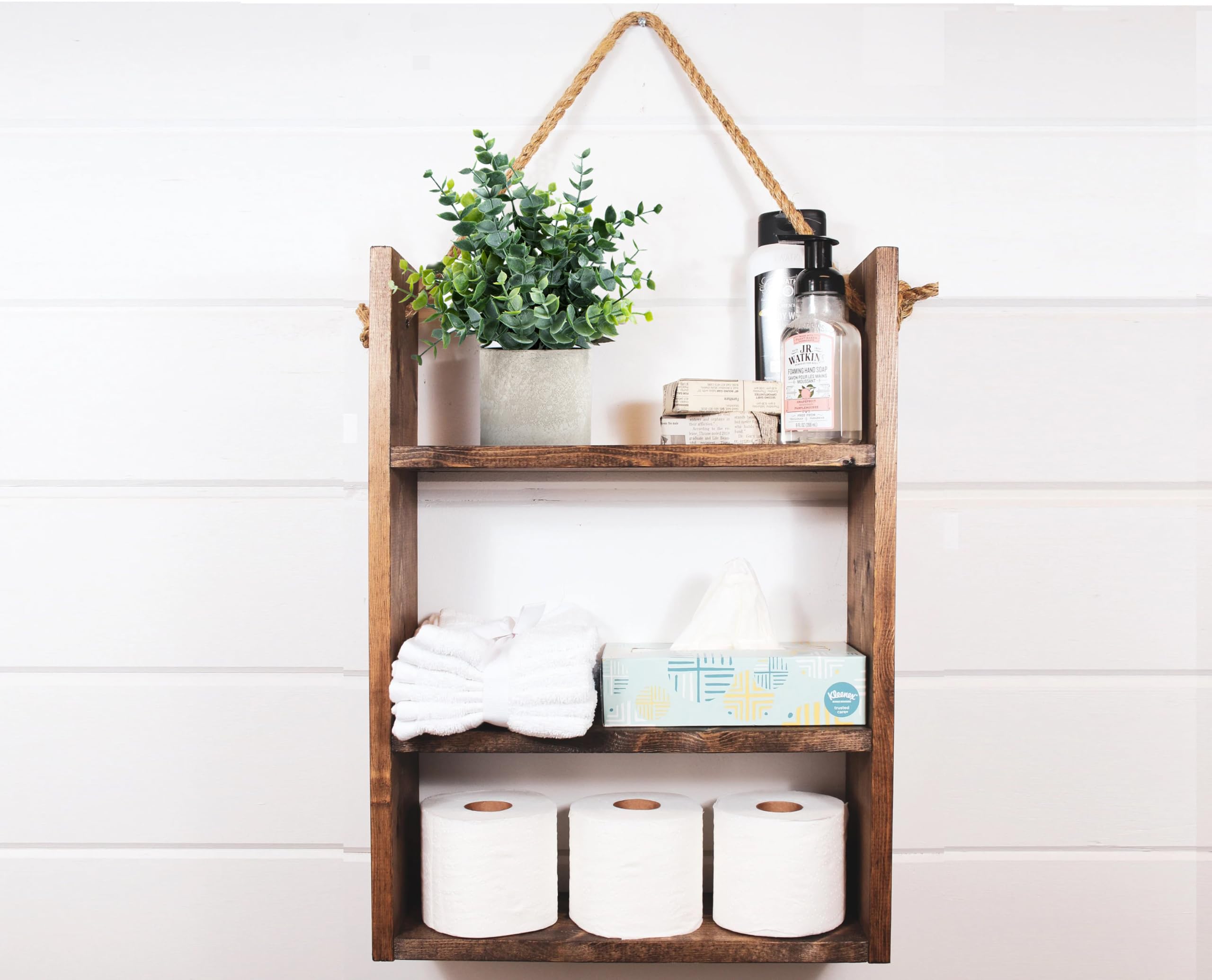 Coferset 2 Pack Small Fake Plants Eucalyptus Potted Artificial Plants for Shelf Desk Home Bathroom Farmhouse Room Decor (Eucalyptus, 2)
