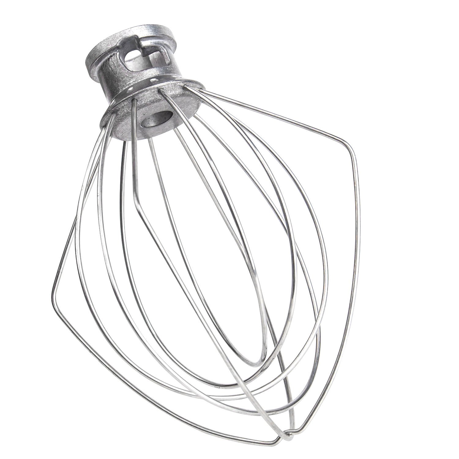 6-Wire Whip Attachment Fits KitchenAid Tilt-Head Stand Mixer Replace K45WW, Stainless Steel, Egg Heavy Cream Beater, Cakes Mayonnaise Whisk