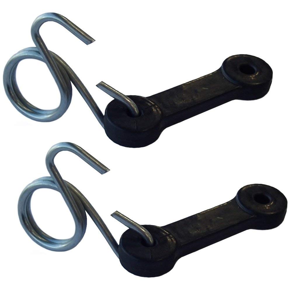 2 Pack 532160793 160793 Tractor Bagger Latch Grass Chute with Hook Bagger Latch Straps for Husqvarna/Poulan/Roper/Sears/Craftsman/Weed Eater/AYP
