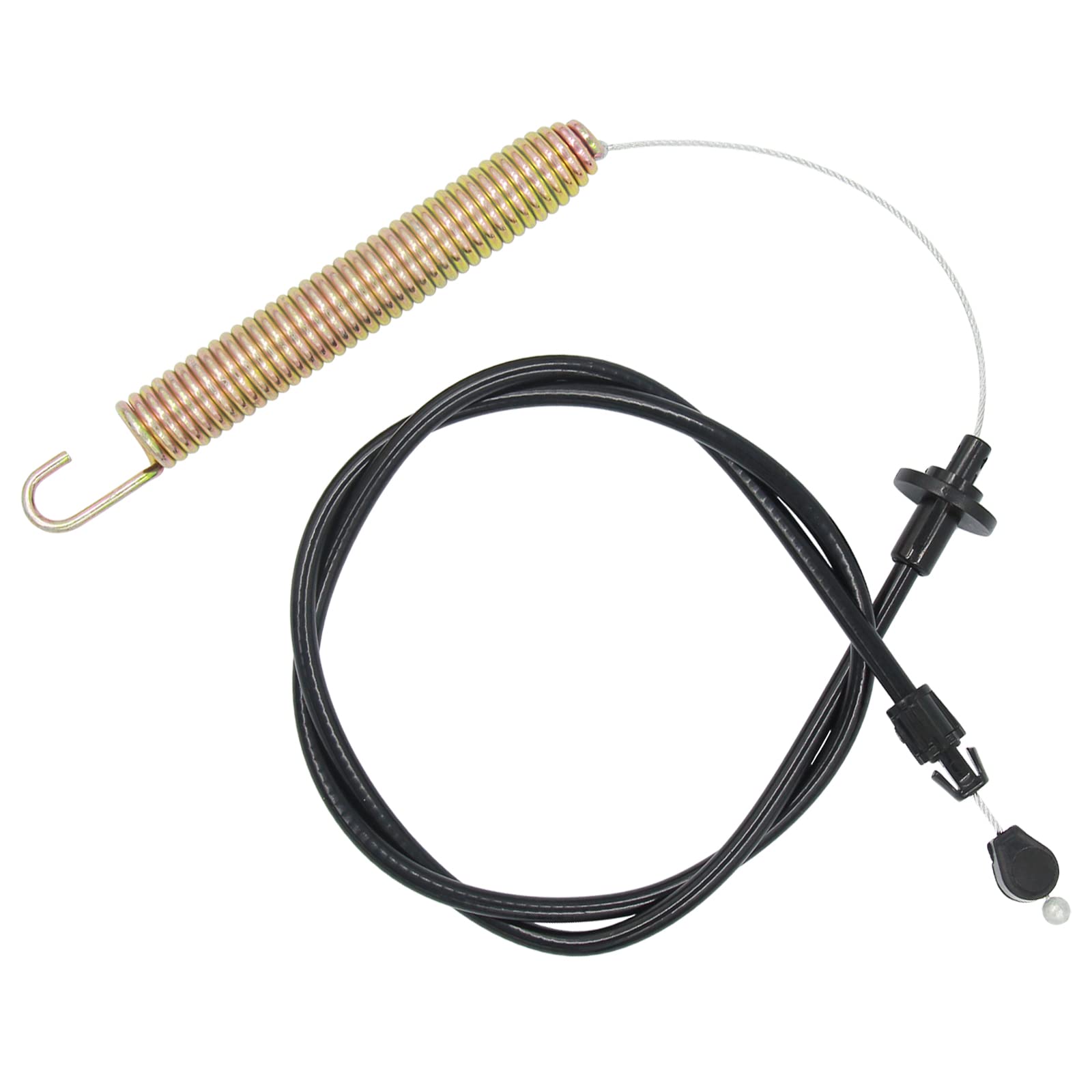 Wanotine 175067 169676 Deck Engagement Cable Replaces Craftsman 532175067 Deck Clutch Cable, Fits Craftsman LT1000 LT2000 DLT3000 Husqvarna AYP Poulan Riding Lawn Mowers with 42'' Deck