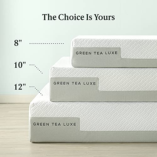 ZINUS 12 Inch Green Tea Luxe Memory Foam Mattress / Pressure Relieving / CertiPUR-US Certified / Bed-in-a-Box / All-New / Made in USA, Full