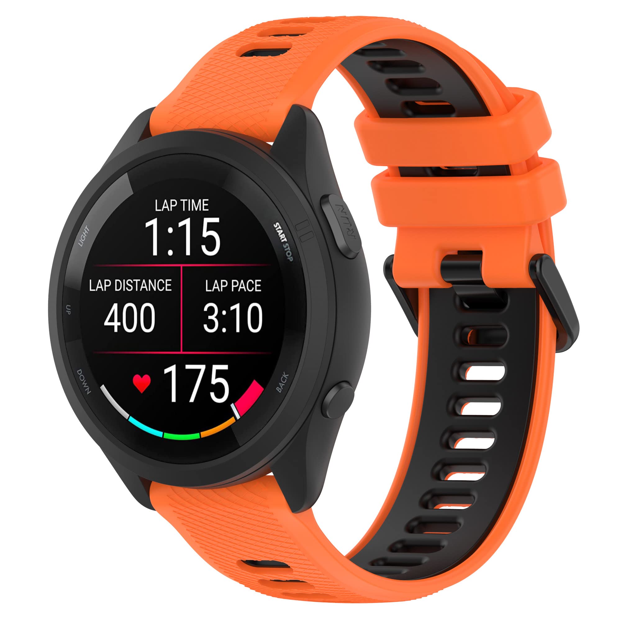 Fit for COROS Apex 2 Pro Bands for Women Men, 22mm Quick Release Sport Silicone Replacement Bands Bracelet Straps for Amazfit GTR 4/GTR 4 Pro/GTR 2e/POLAR GRIT X/Vantage M2 (Orange)