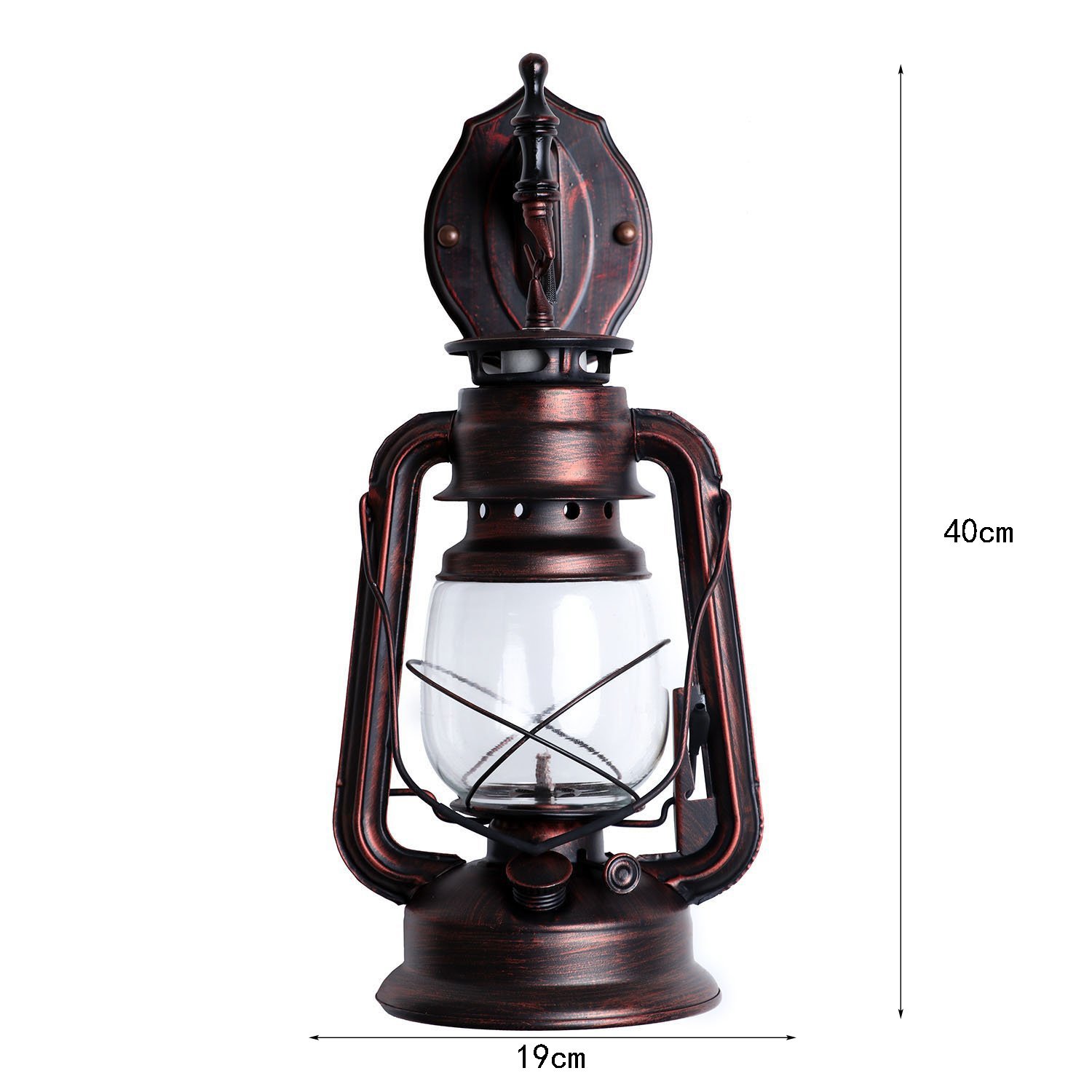 LIN XIAO HAO mayu Retro Lanterne Wall Lamp Purple Antique Horseshoe Personality Metal Creative Kerosene Lamp Corridor Staircase Lights