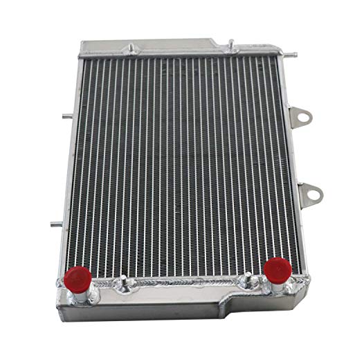 KUUHLERSAT Radiator for 2008-2014 Polaris RZR 570 RZR 800 RZR 800S EFI, 1 Row Aluminum ATV Radiator