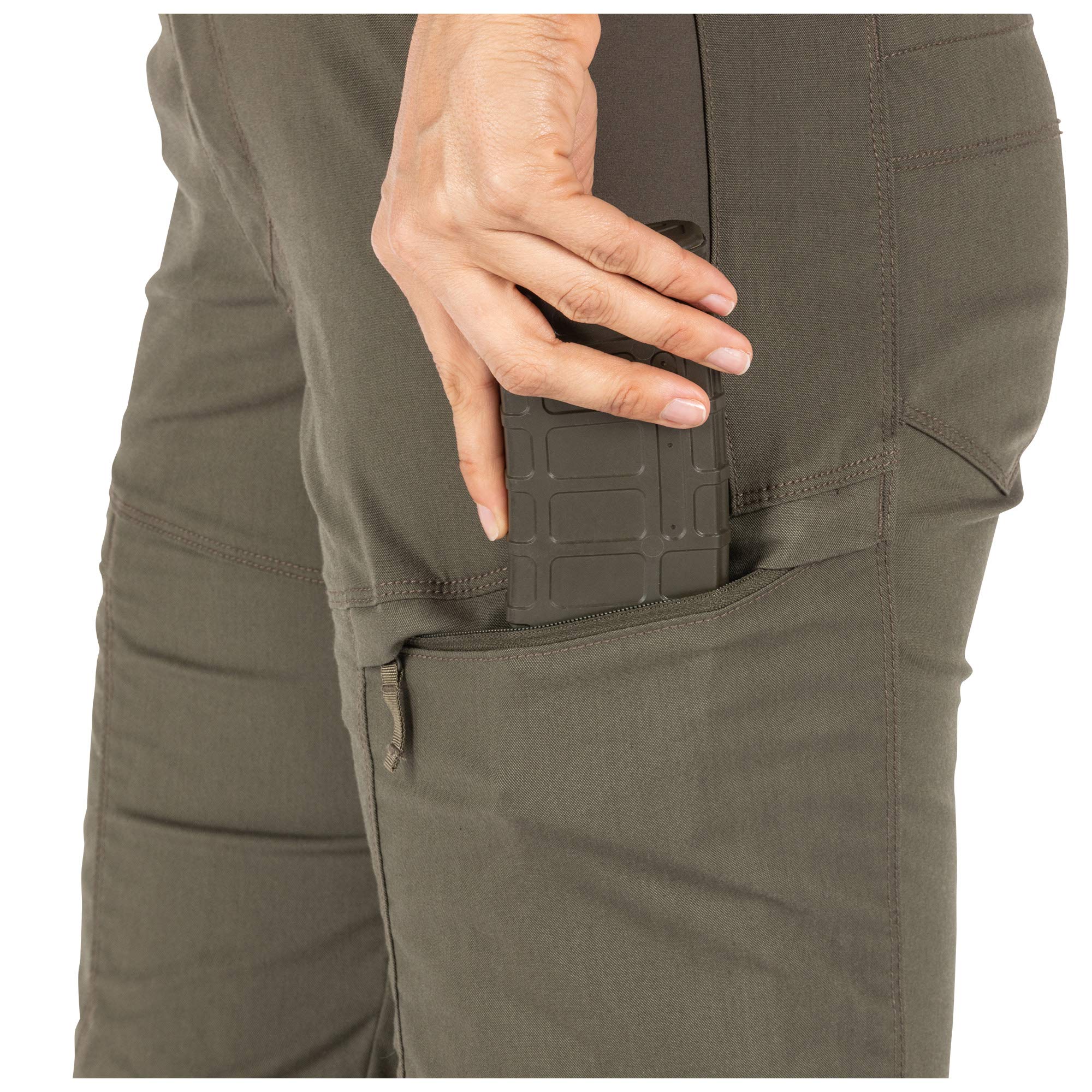 5.11 Tactical Women's Apex Pants, Regular Fit, Gusseted, Style 64446, Ranger Green, Women's 0 Long