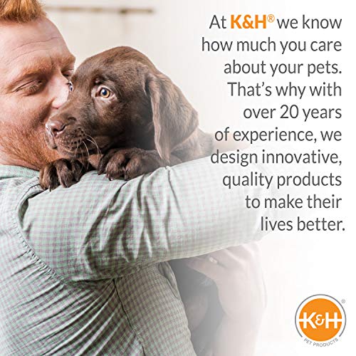 K&H Pet Products Thermo-Snuggly Sleeper Heated Pet Bed Large 31 X 24 X 5 Inches Sage/Tan