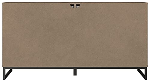 Signature Design by Ashley Neilsville Industrial Butcher Block Style Dresser, Natural Pallet Brown