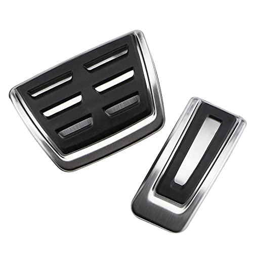 DRAXEZ Stainless Steel Car Pedals Fuel Brake Pedal Rest Foot Pedal Cover,for Audi A3 8V Sportback Cabrio Limousine S3 RS3 Auto Parts