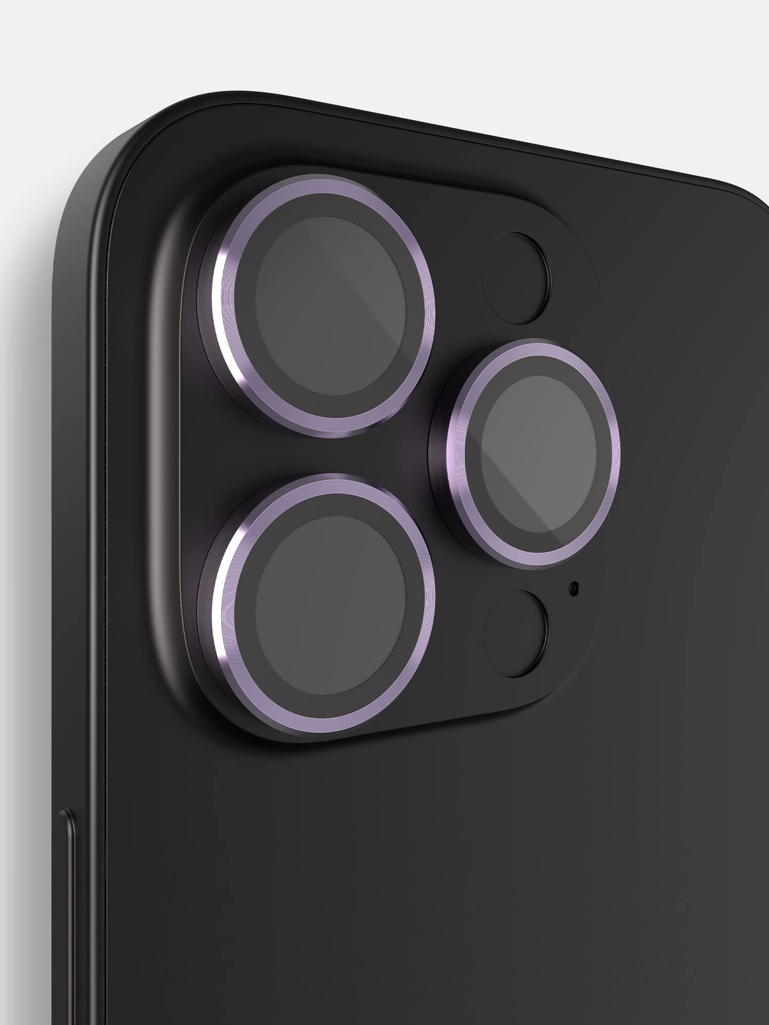 BodyGuardz Apex Camera Lens Protector Compatible with iPhone 14 Pro and iPhone 14 Pro Max, 9H Hardness Tempered Glass, Scratch Resistant, Easy Installation, Case Friendly - Purple